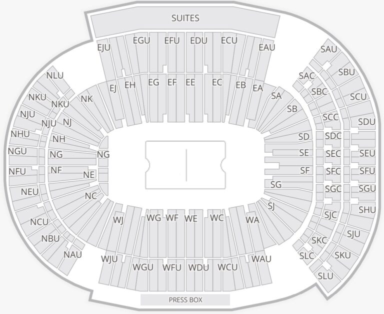 Beaver Stadium Seating Chart with Rows and Seat Numbers, Tickets Price ...