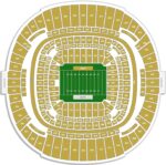 Caesars Superdome Seating Chart with Rows and Seat Numbers, Tickets ...