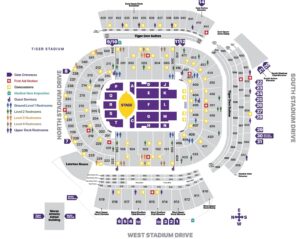 Tiger Stadium Seating Chart with Rows and Seat Numbers, Tickets Price ...
